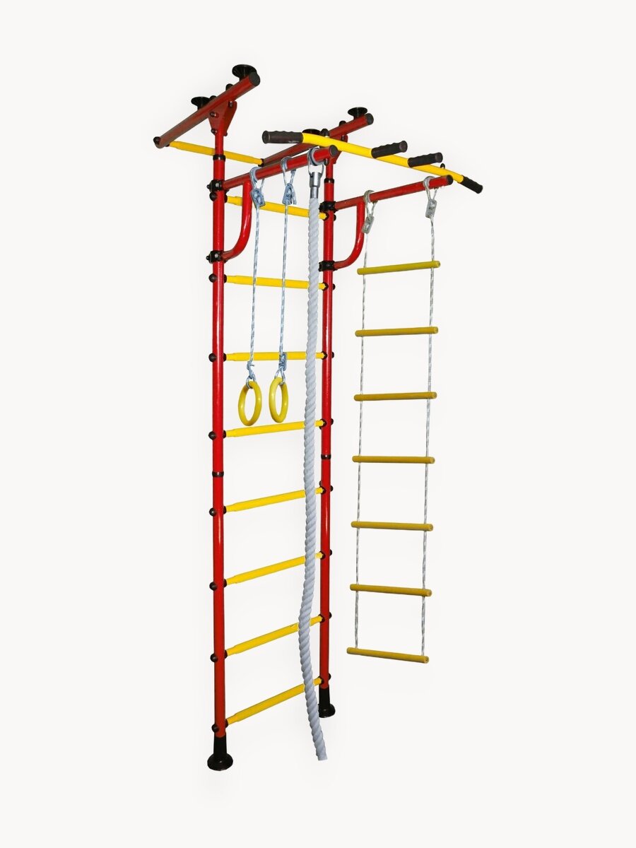 ДСК Распорный-Т красный/желтый, выдержать нагрузку до 120 кг на турник