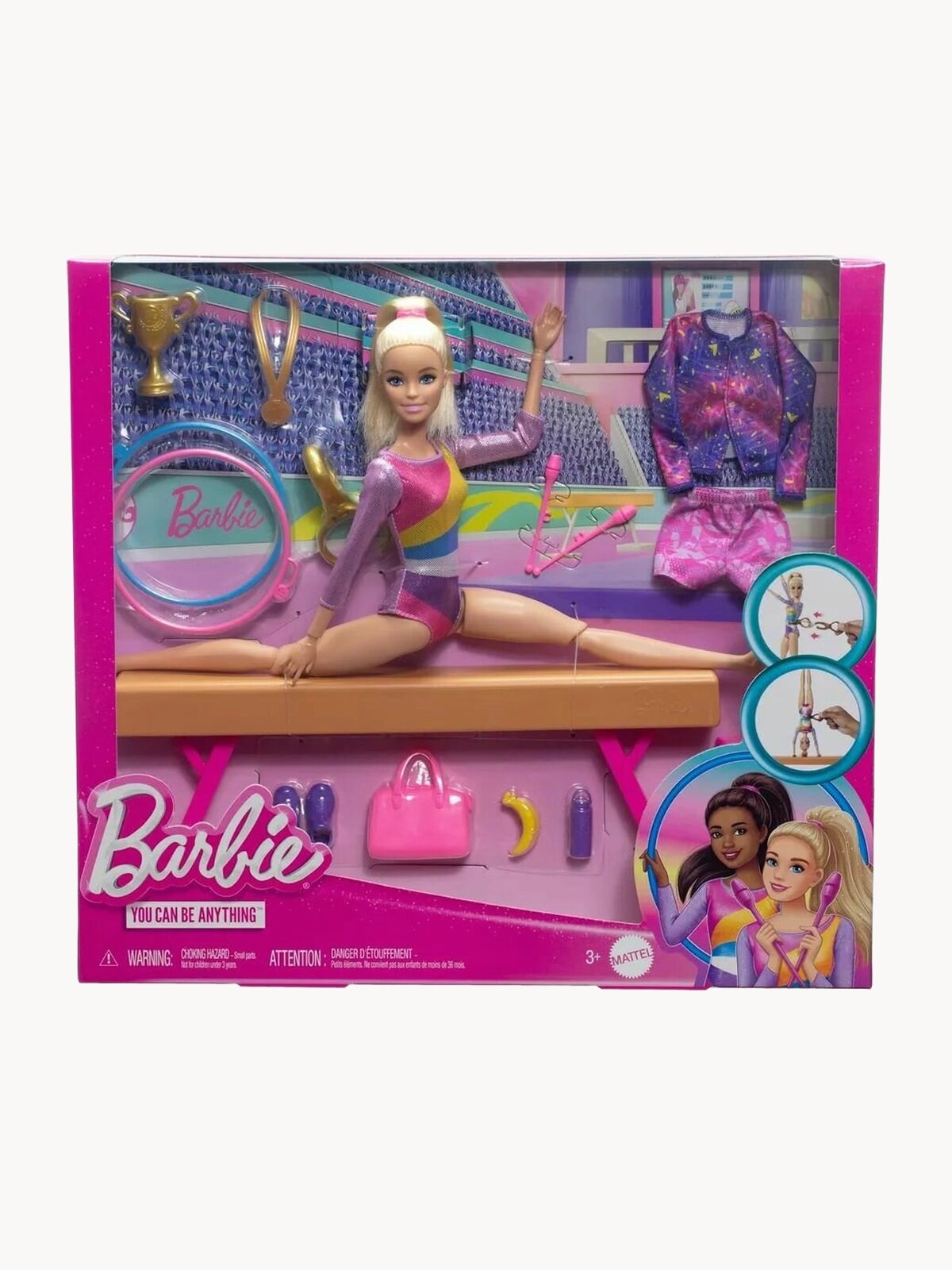Кукла барби Gymnastic Fun Play Set HRG52