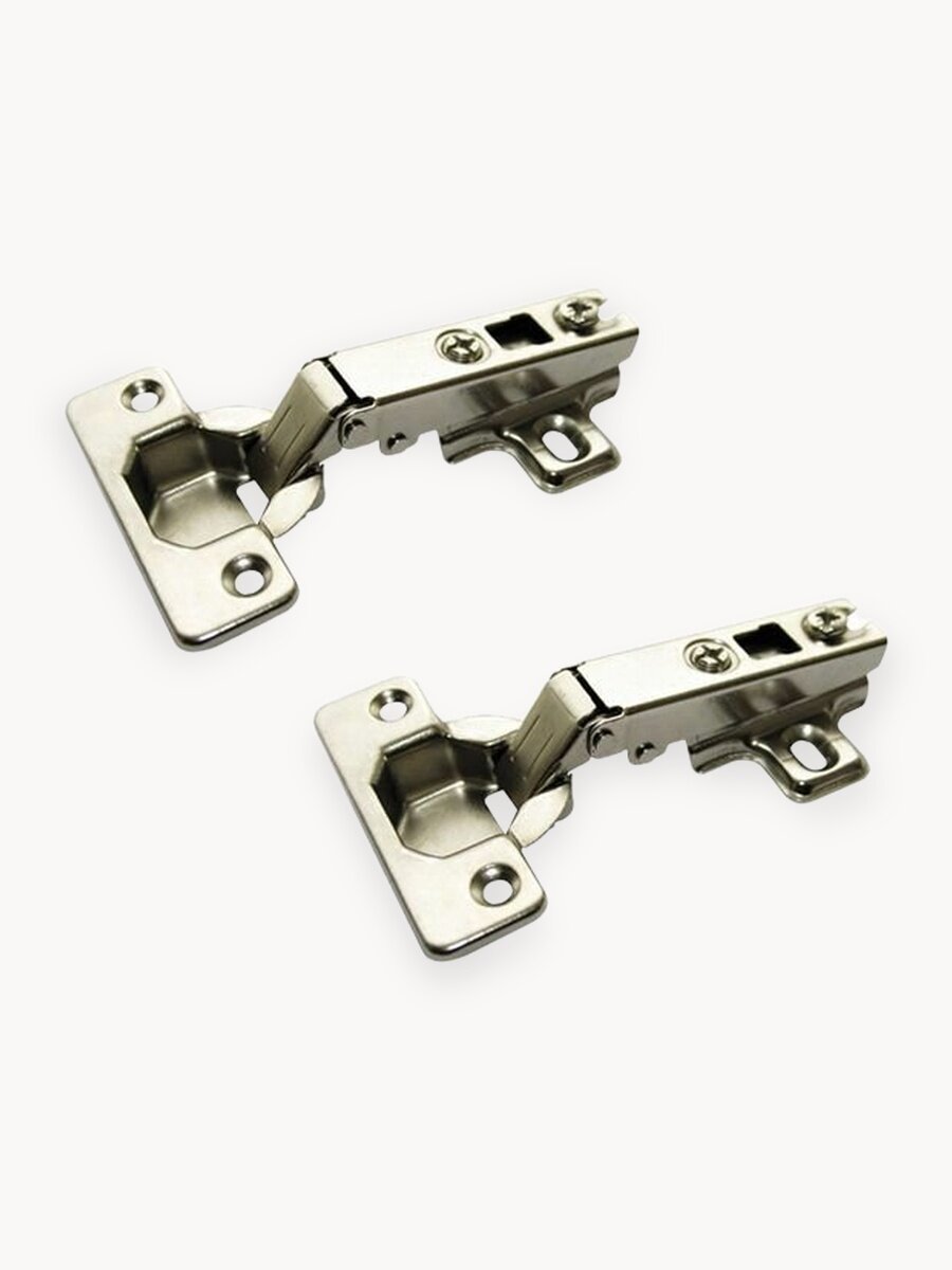 Петля мебельная накладная 110* MF-201А, Slide-on, без доводчика, комплект 2 шт