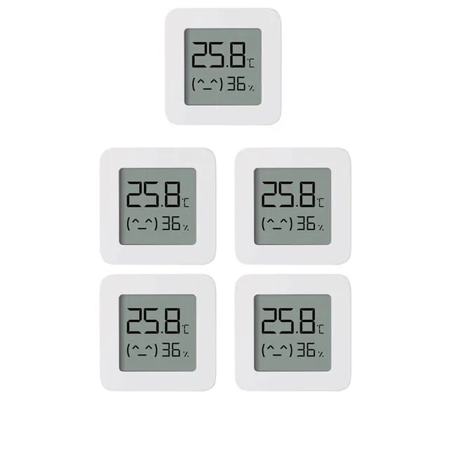 Набор Xiaomi Smart LCD термометров, 5 шт, цвет: 5pcs