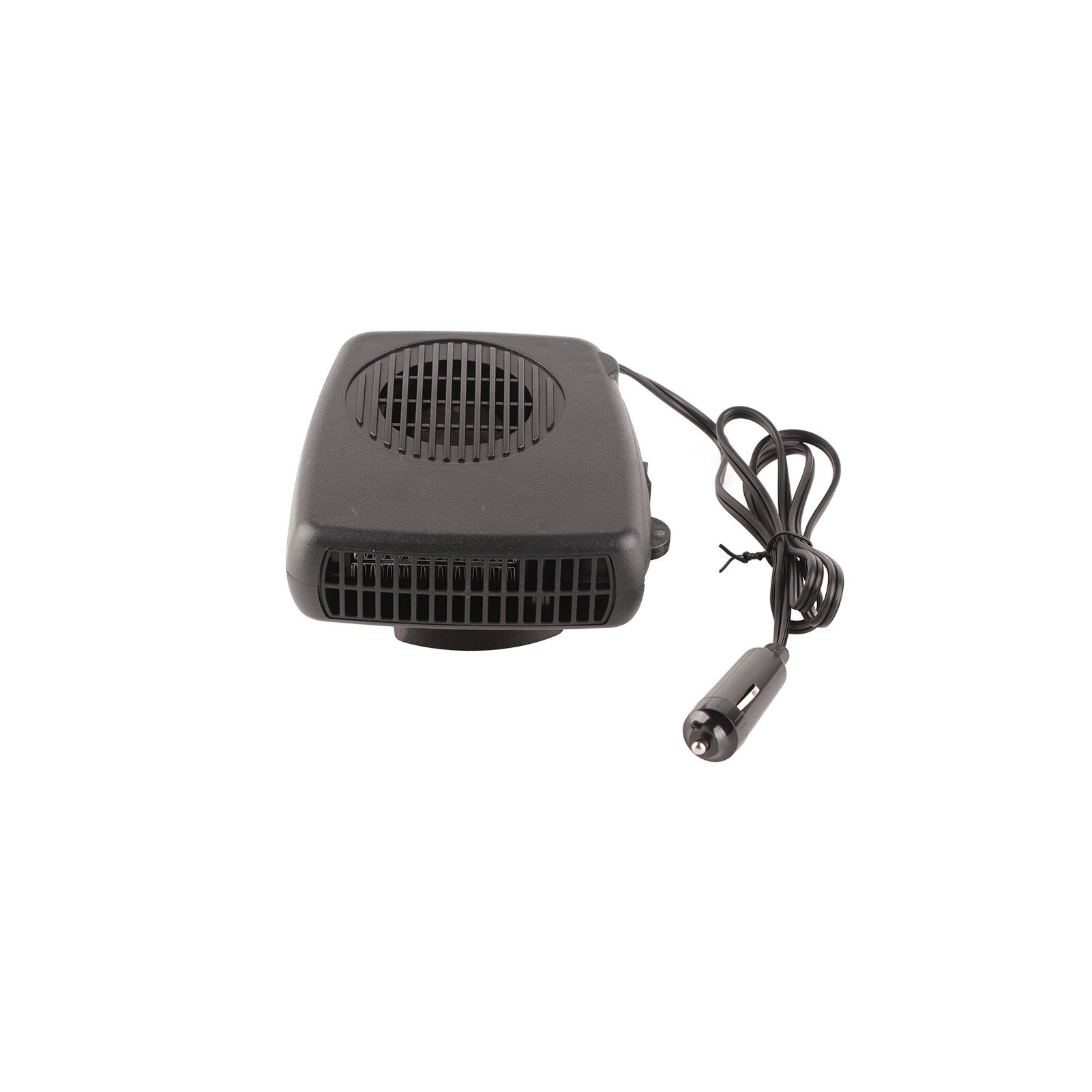 Автомобильный вентилятор ABS Portable Defroster ветрового стекла с 360 -градусным поворотным основанием для быстрого нагревания черного цвета