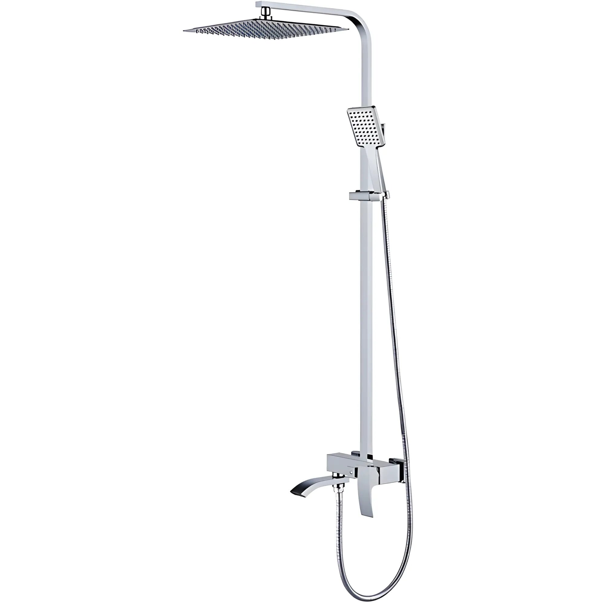 Душевая стойка со смесителем для ванны Gappo G2407-11, хром
