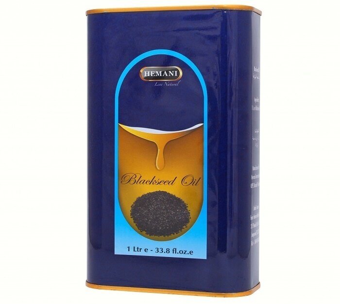 Масло черного тмина Премиум ж. б. Black Seed Oil (Hemani) 1000 мл