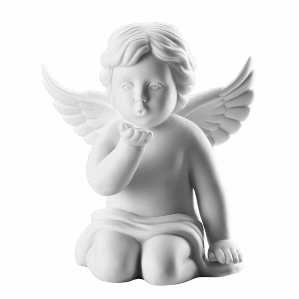 Статуэтка Rosenthal "Ангел воздушный поцелуй", фарфор, белый, высота 10 см