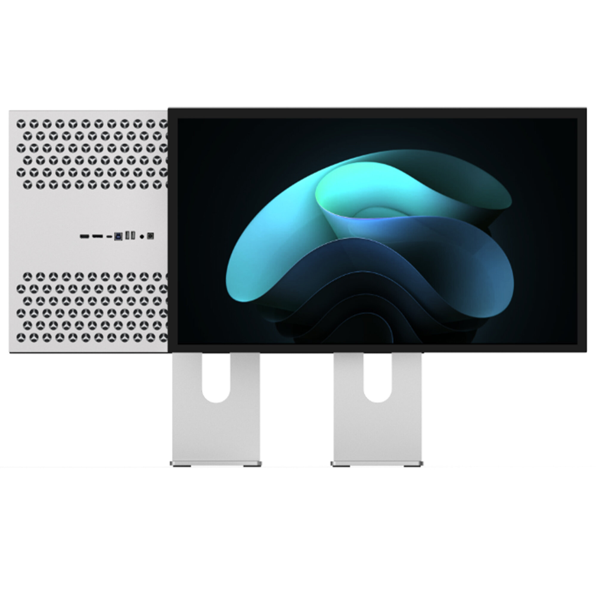 32" Монитор 6K: алюминиевый корпус с перфорированной системой охлаждения, 450 кд/м²