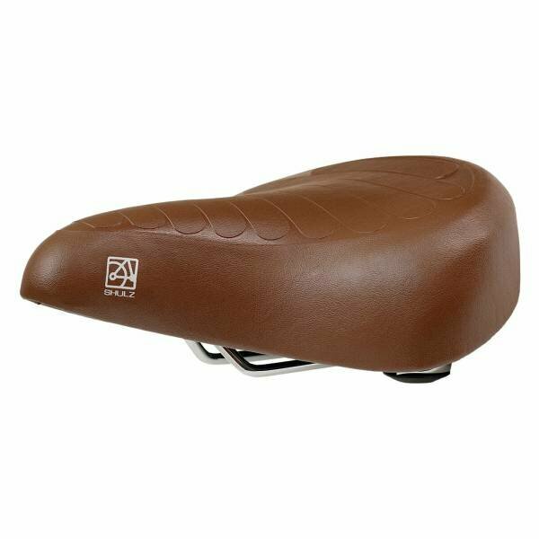 Седло SHULZ KRABI YBT-8046 260х240мм коричн. с серебр