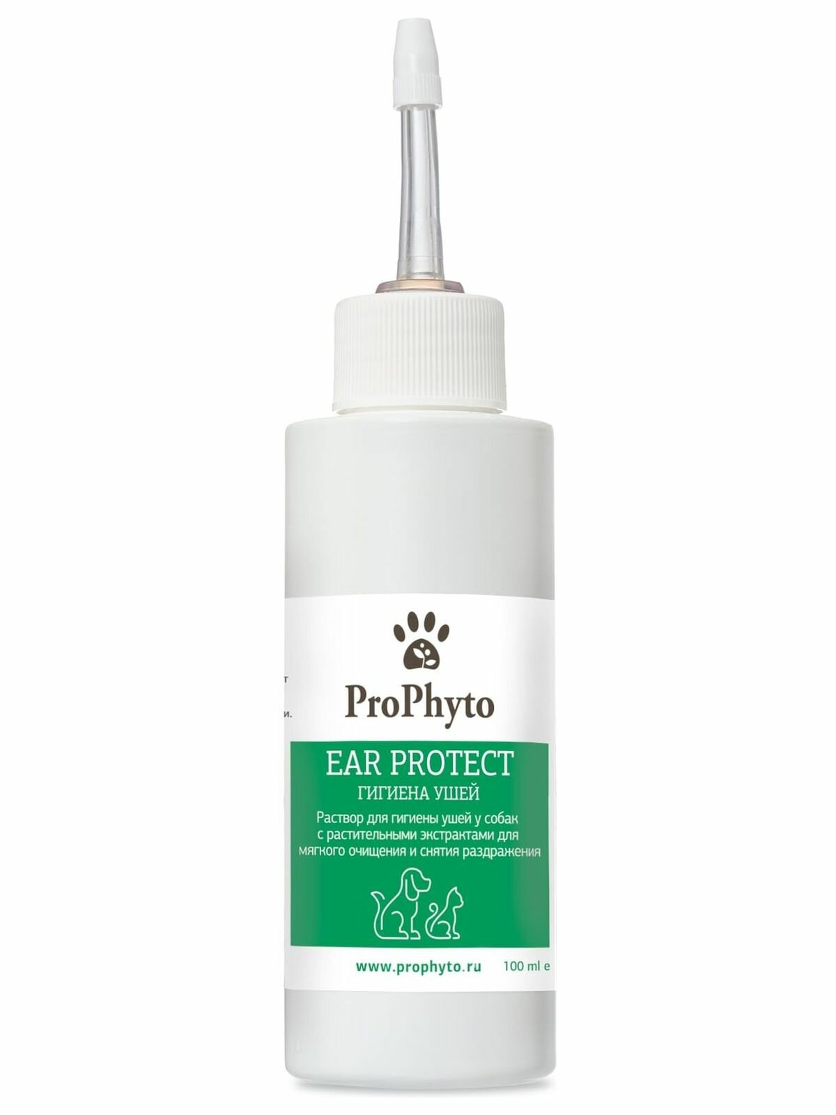 Раствор ПроФито EAR PROTECT д/чистки ушей собак и кошек с противовоспалительными свойствами, 100 мл