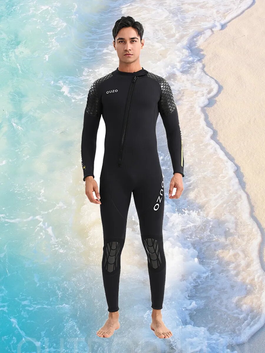 Цельный гидрокостюм с длинными рукавами длиной 3 мм