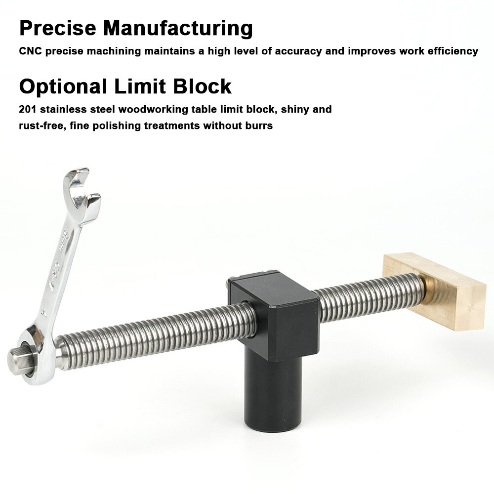 Быстросъемный зажим для верстака, регулируемый, отверстие 20мм, деревообработка