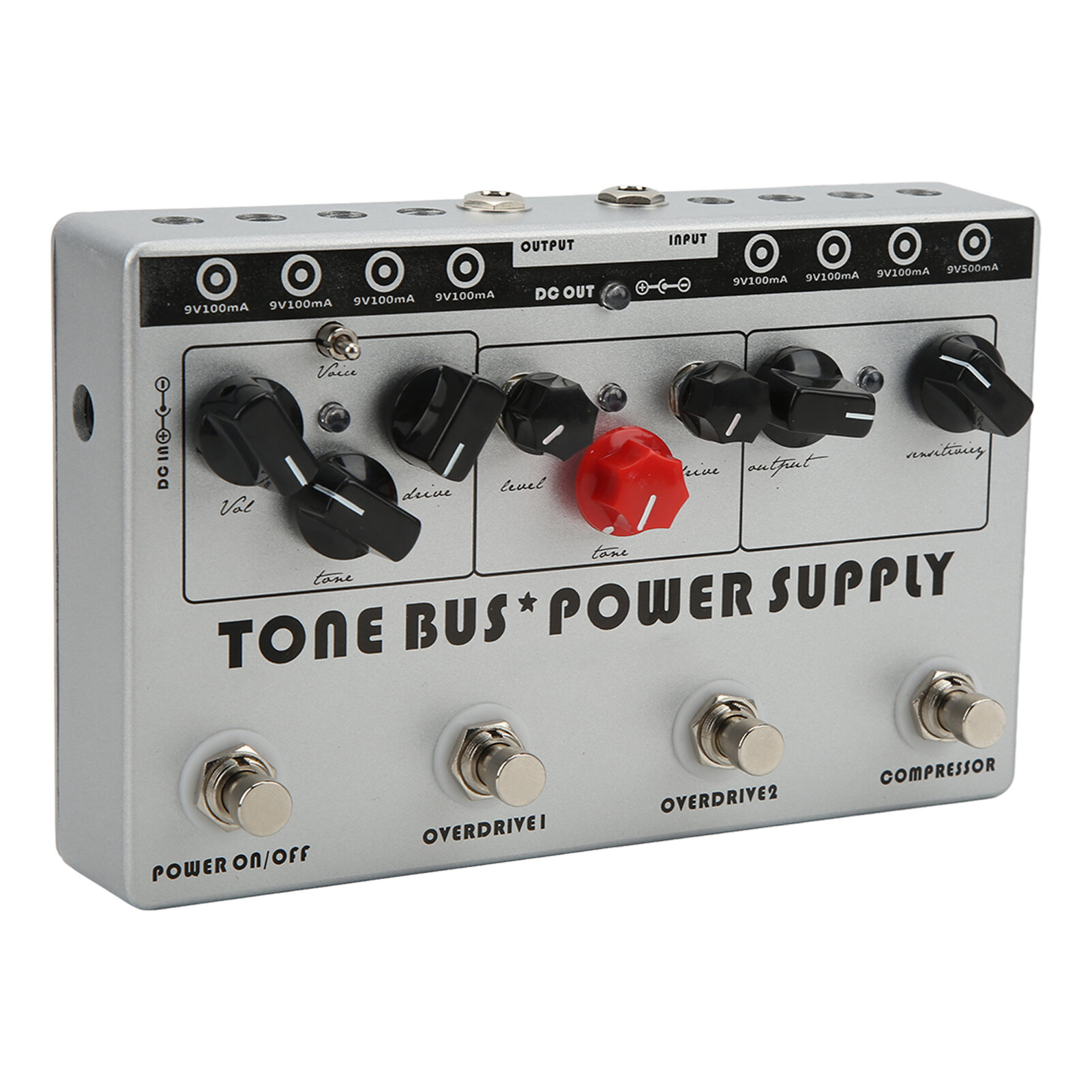 Многофункциональный процессор эффектов, тональная шина, 8 выходов, источник питания, гитарная комбинация, педаль эффектов, постоянный ток 9 В