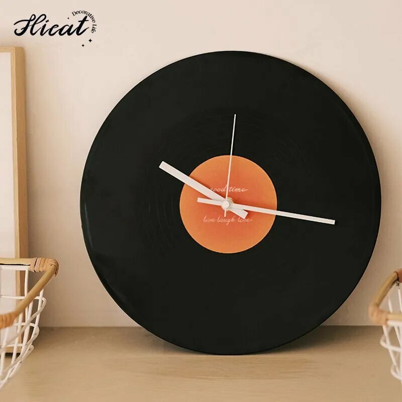 Часы настенные, электронные, круглые, диаметр 30см. Рекордное украшение настенных часов