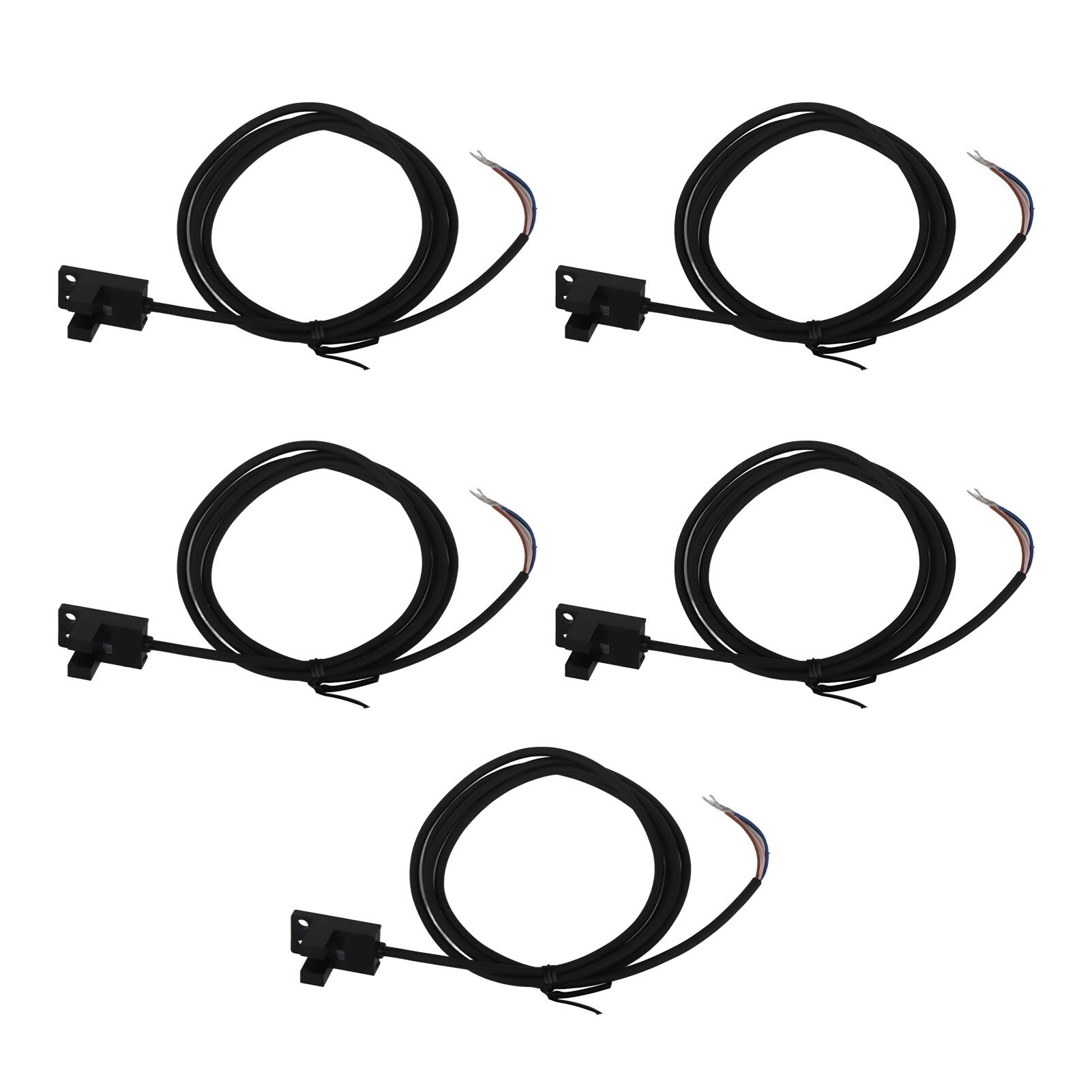 Фотоэлектрический датчик U-образный, NPN, 5-24В, 5шт