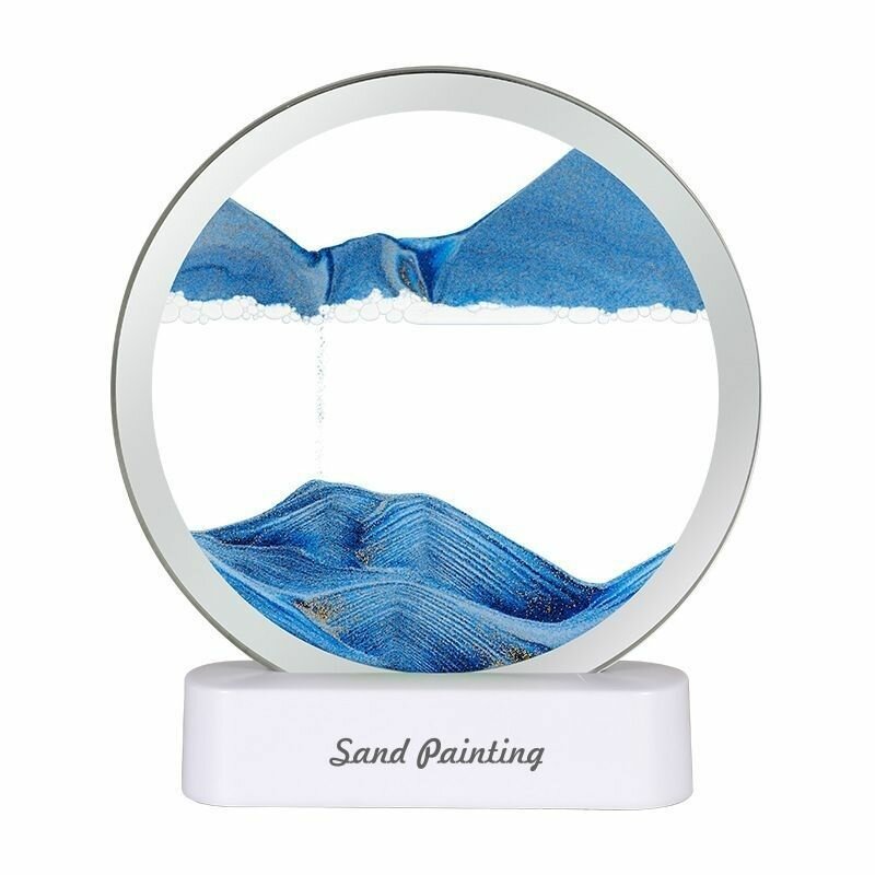 3D песочные часы для украшения интерьера "Песочная картина" с подсветкой,