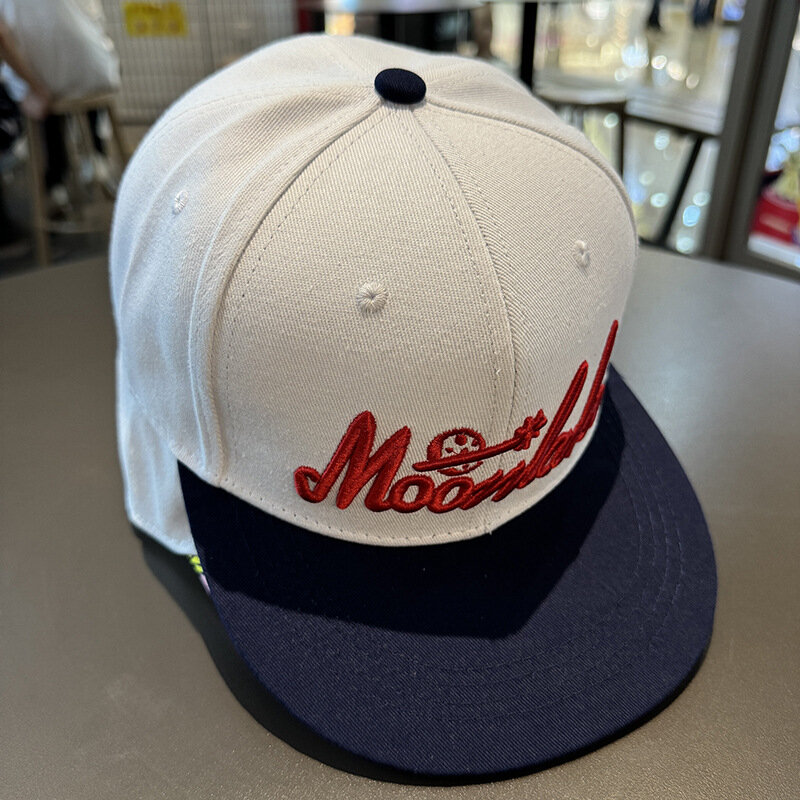 Шляпа "Волшебная палочка", хип-хоп стиль, регулируемая, белая