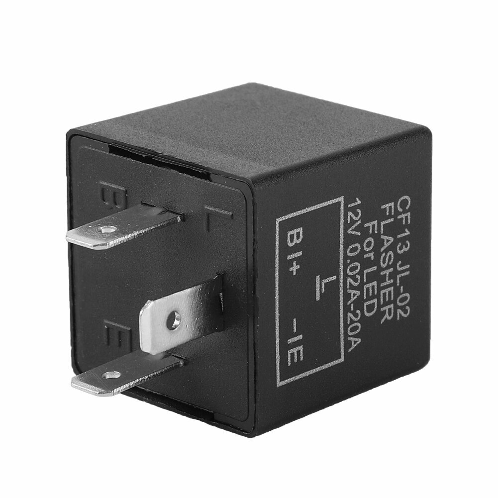 Электронное светодиодное регулируемое реле указателей поворота FLL002 CF13 JL-02