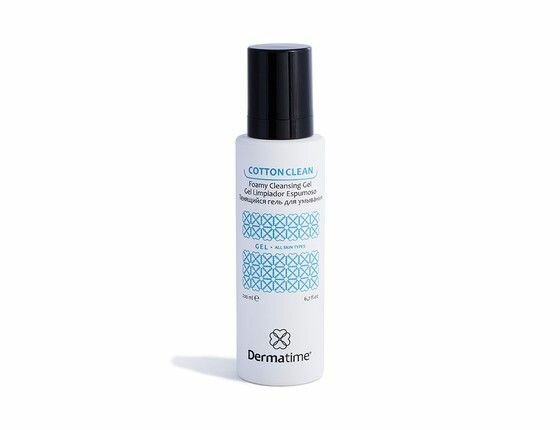 Dermatime COTTON CLEAN Foamy Cleansing Gel - Пенящийся гель для умывания 200 ml