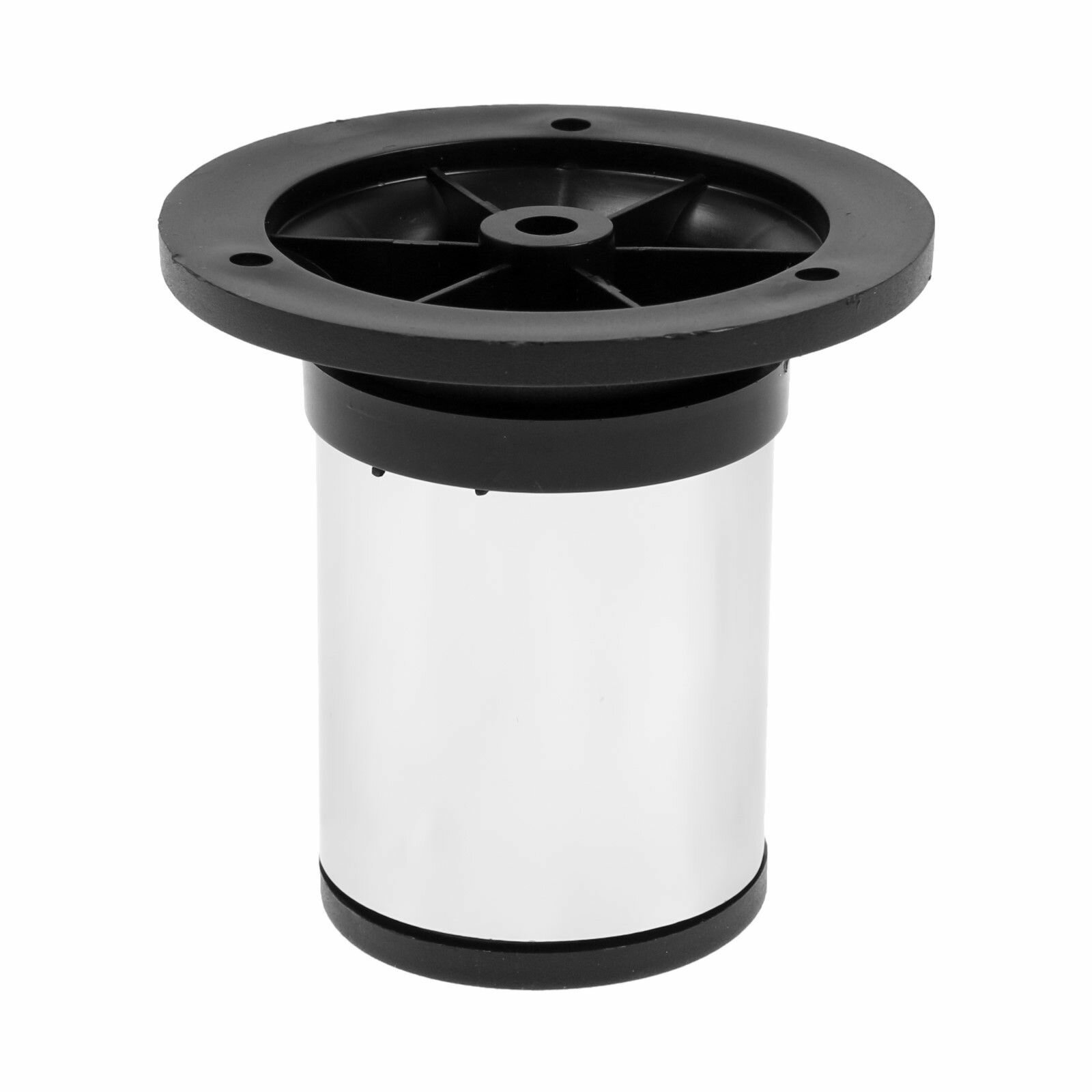 Ножки для мебели опора регулируемая 4 шт, H 80 мм, цвет хром