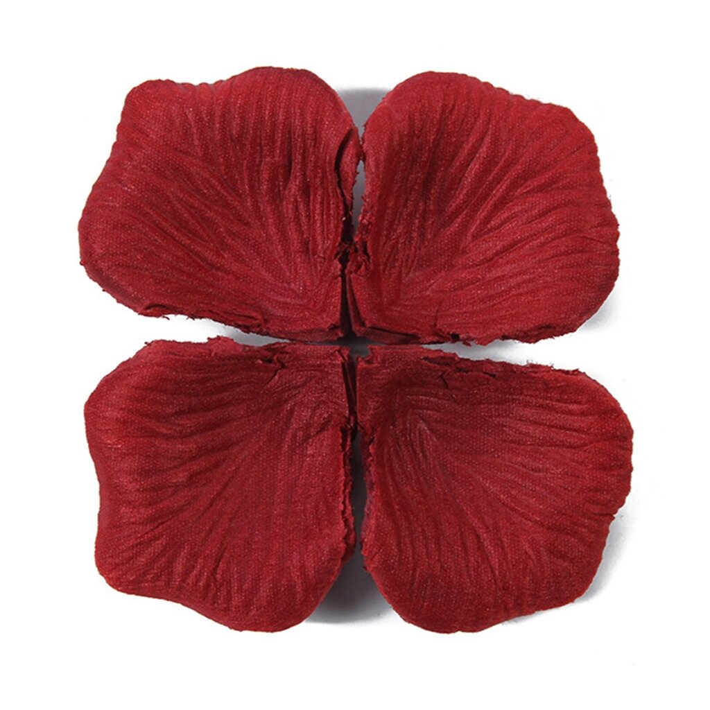 100шт лепестков роз из декоративной ткани для романтического ужина и оформления предложений