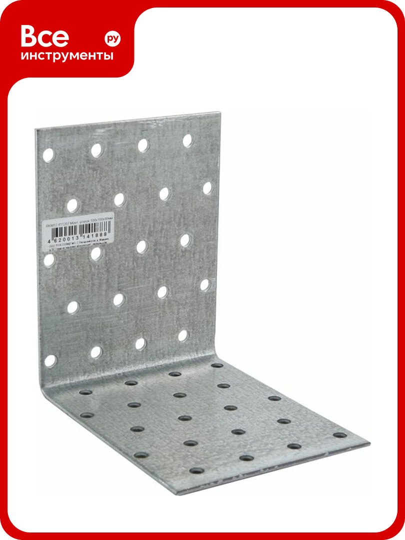 Монтажный уголок Rock 12, 100х100х80 мм 20 шт. 411208