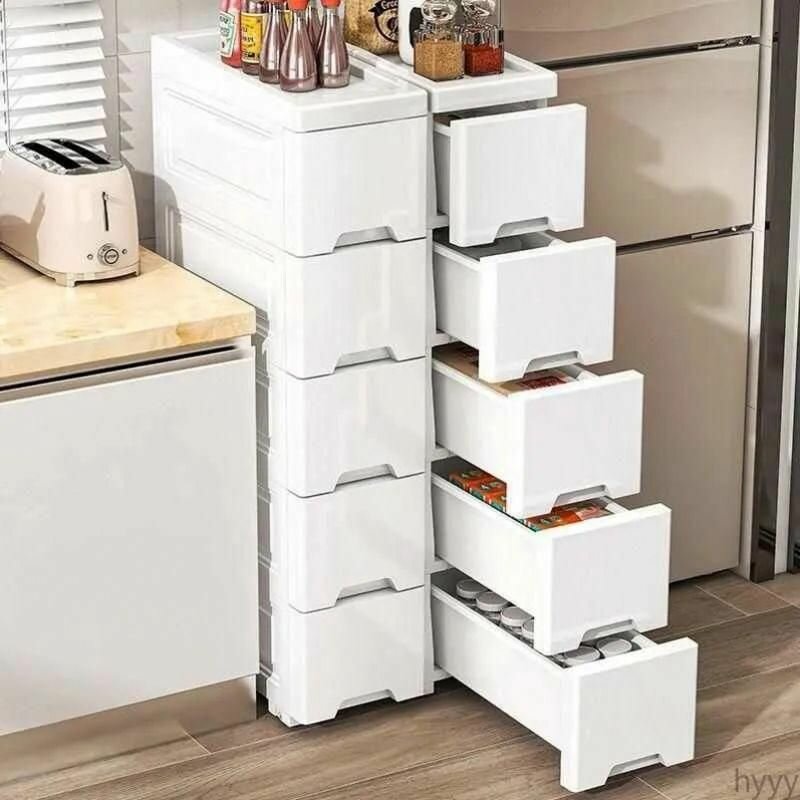 Выдвижной комод с подвижными блоками,25cmX38cmX80cm, пять выдвижных ящиковhyyy