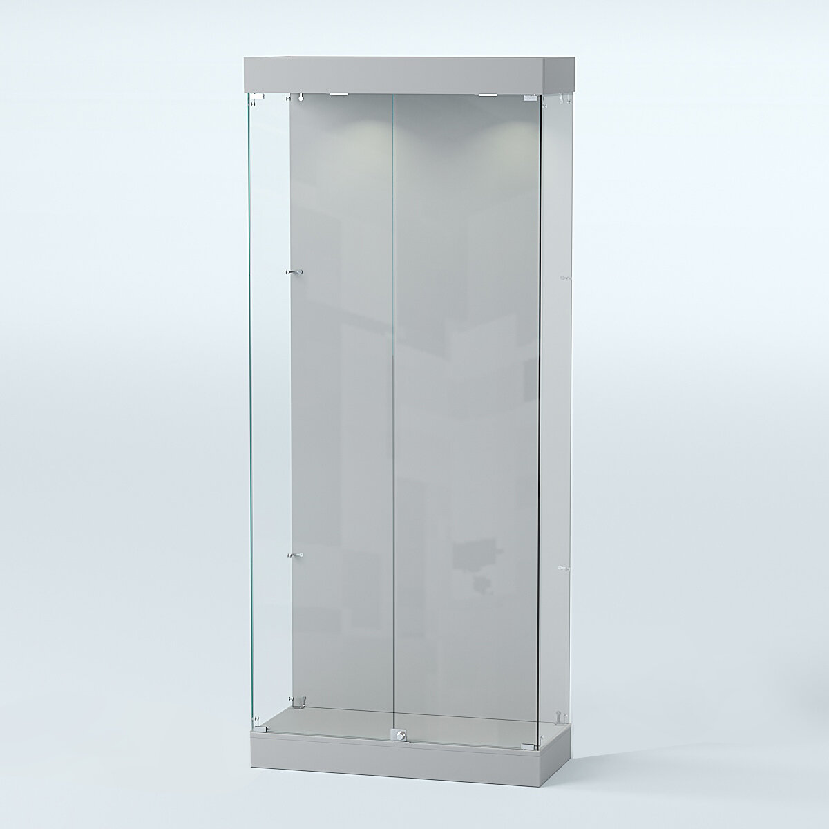 Витрина под знамя №1-900, Серый. Производитель товара - компания ТОБ.