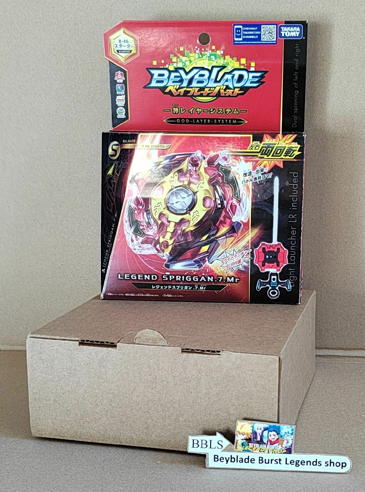 Игра Takara Tomy "Beyblade Burst", волчок, запускатель, металл, пластик, резина