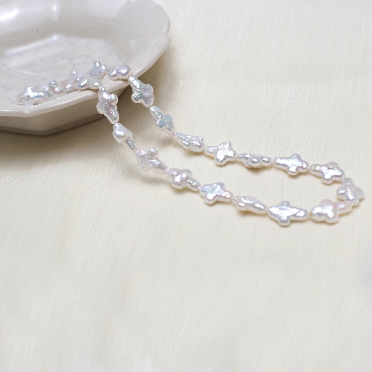 Натуральный пресноводный жемчуг, бусины, крест, жемчуг в стиле барокко, свободные бусины для изготовления ювелирных изделий, ожерелье, серьги, браслет