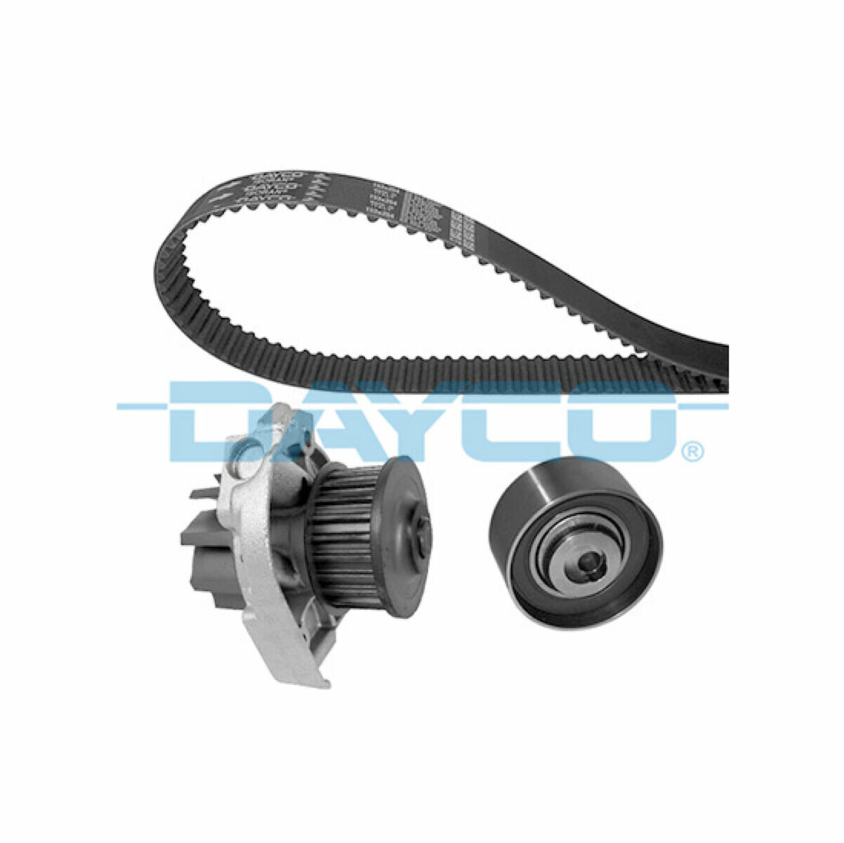 Комплект Грм С Помпой Fiat Doblo/Punto 1.2/1.4 2000=> ( Ролик+Ремень 129З.)(Dayco Ktbwp4662)