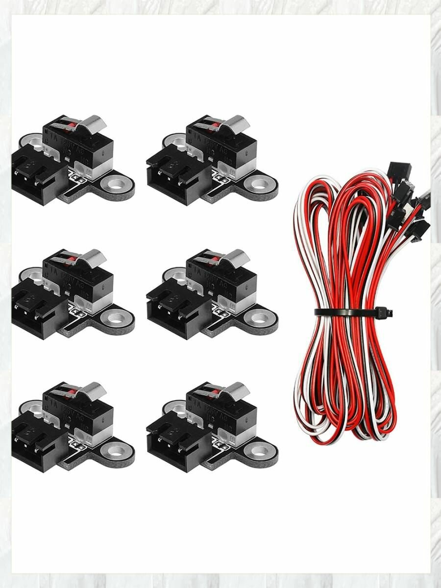 6 шт. Мини-концевые выключатели с 3-контактным кабелем 1 м совместим 3018-PROVer / 3018-MX3