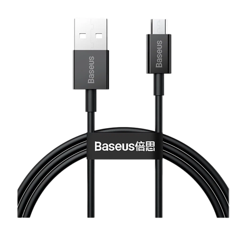 Кабель Baseus Superior Series Fast Charging USB - MicroUSB 2м черный CAMYS-A01