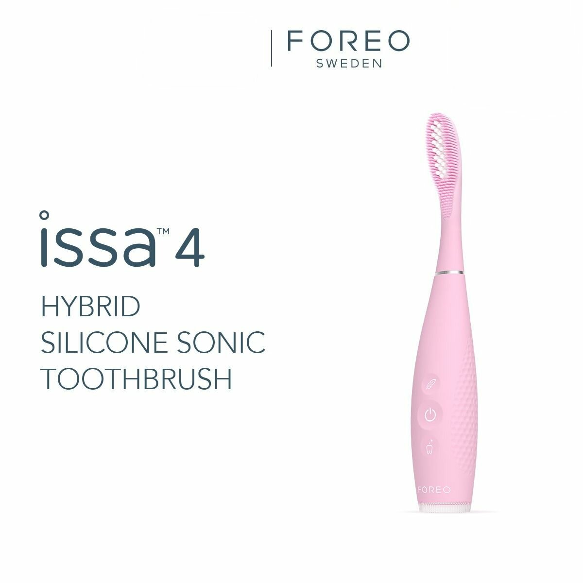 FOREO ISSA 4 звуковая электрическая зубная щетка 4-в-1 для зубов, десен, щек и языка