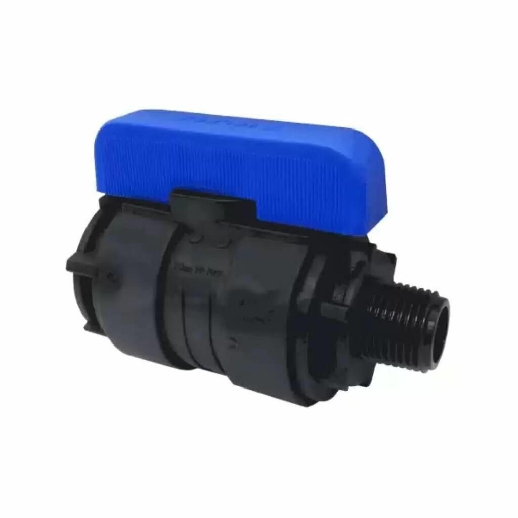 Шаровой кран Valfex ПНД, 1-1 1/4 дюйма, внутренняя и наружная резьба