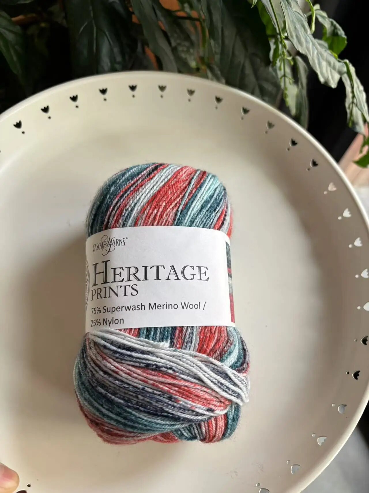 Пряжа Cascade Heritage Prints для носков 124