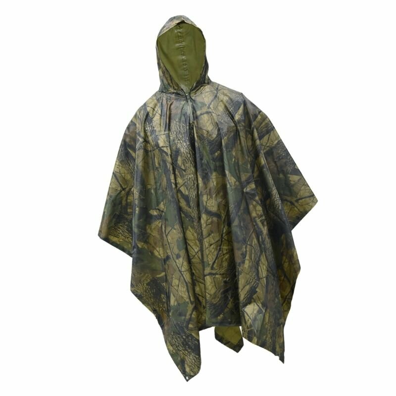 Многофункциональный уличный камуфляжный плащ "три в одном"-maple leaf camouflage