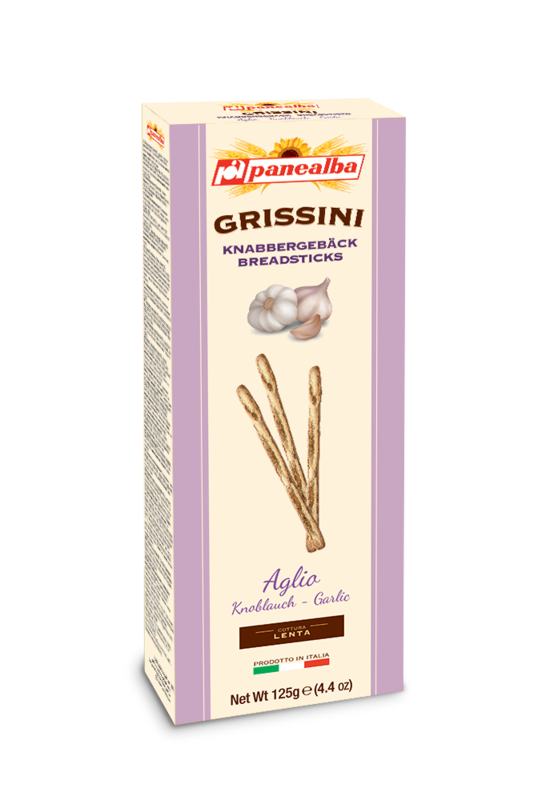 Хлебные палочки гриссини с чесноком Panealba 125 г