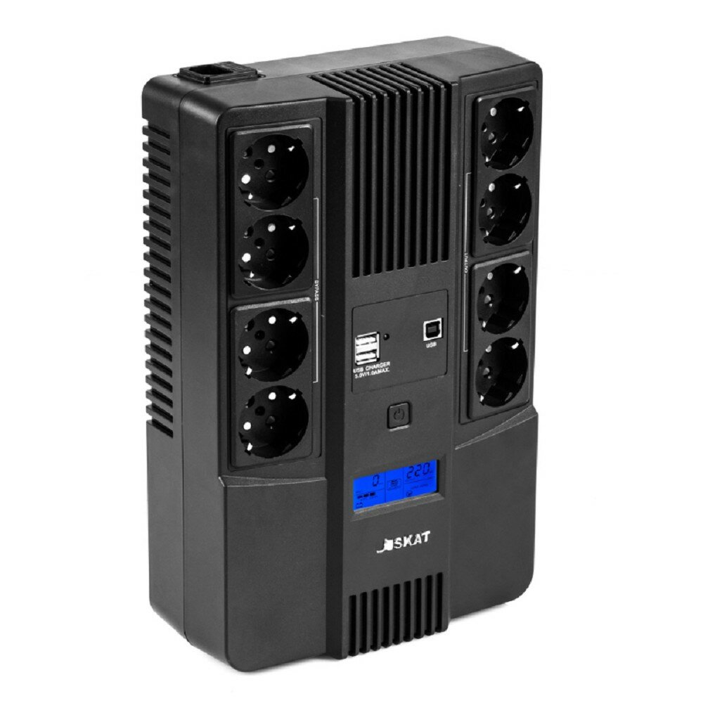 Бастион ИБП SKAT-UPS 1000-AID-IN-1x9-8
