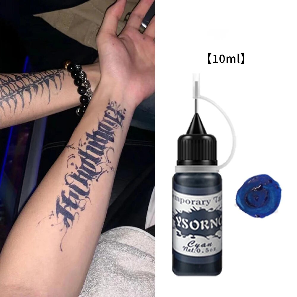10 мл натуральные травяные конусы из хны, временные чернила для татуировки для боди-арта, пигмент, долговечные татуировки, сок, чернила, сексуальные татуировки
