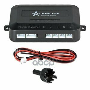 Парктроник на 4 датчика (черные), led дисплей AIRLINE арт. aps-4l-01