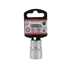 Головка 1/2 6-и гр. 19 мм l=38 мм на холдере ARNEZI арт. r0300019