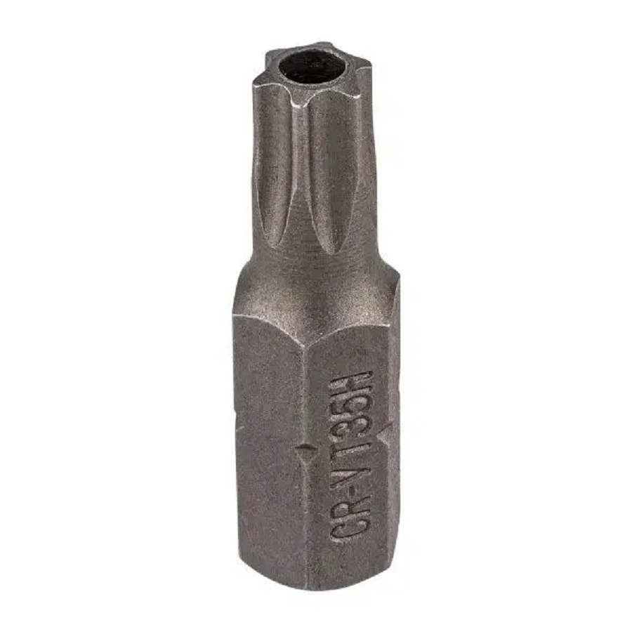 Бита ROCKFORCE TORX T35H, хвостовик, односторонняя, хромованадиевая сталь, 30 мм L