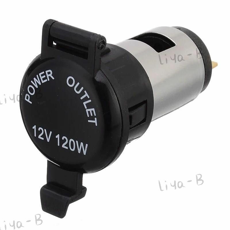 Гнездо прикуривателя на корпус с крышкой, с гайкой 12В/24В