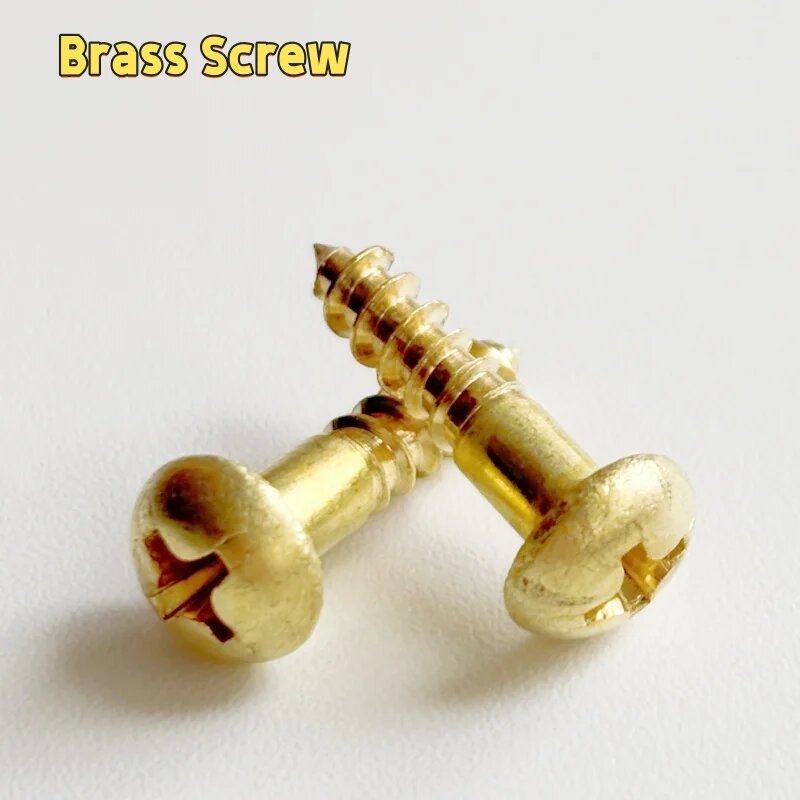 Латунные медные саморезы SHLUGOPN M2-M5 M2x12mm 100pcs