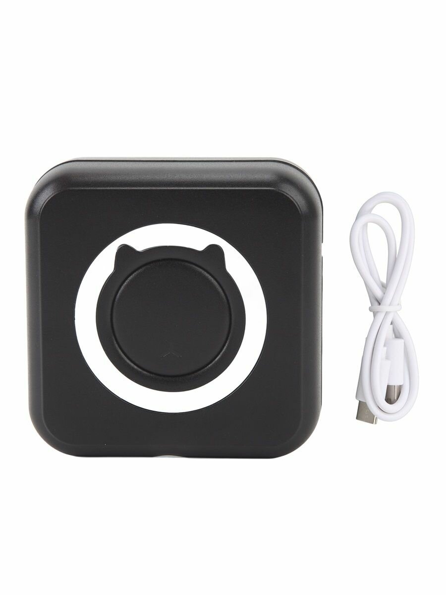 Карманный мини-принтер, черно-белый фотопринтер для IOS и Android, бесчернильная термопечать с Bluetooth для учебы, мгновенные фотографии размером 4x6 дюймов