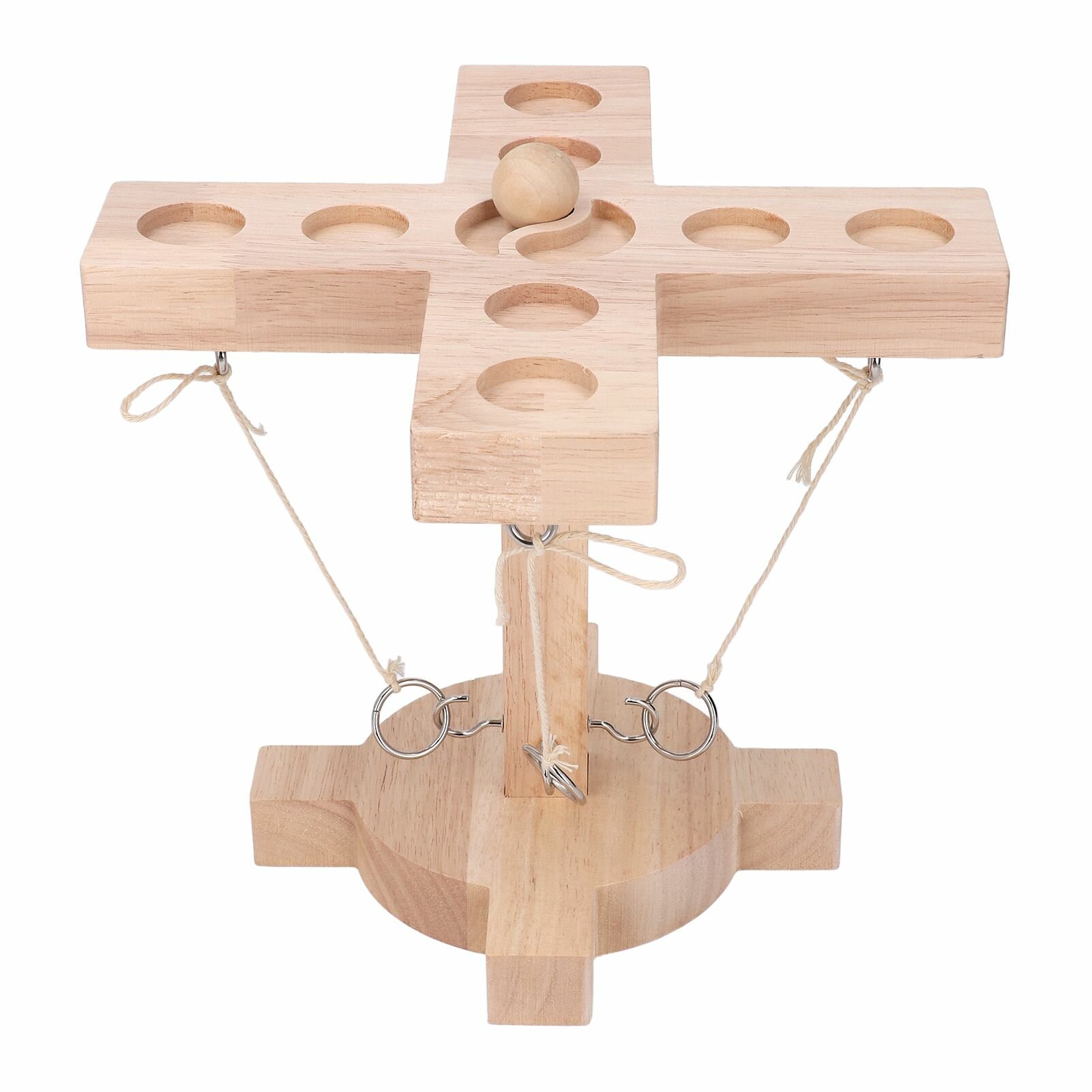 Портативная игра с кольцевым крючком для дома, бара, вечеринки, в помещении и на открытом воздухе - деревянная интерактивная игра в метание