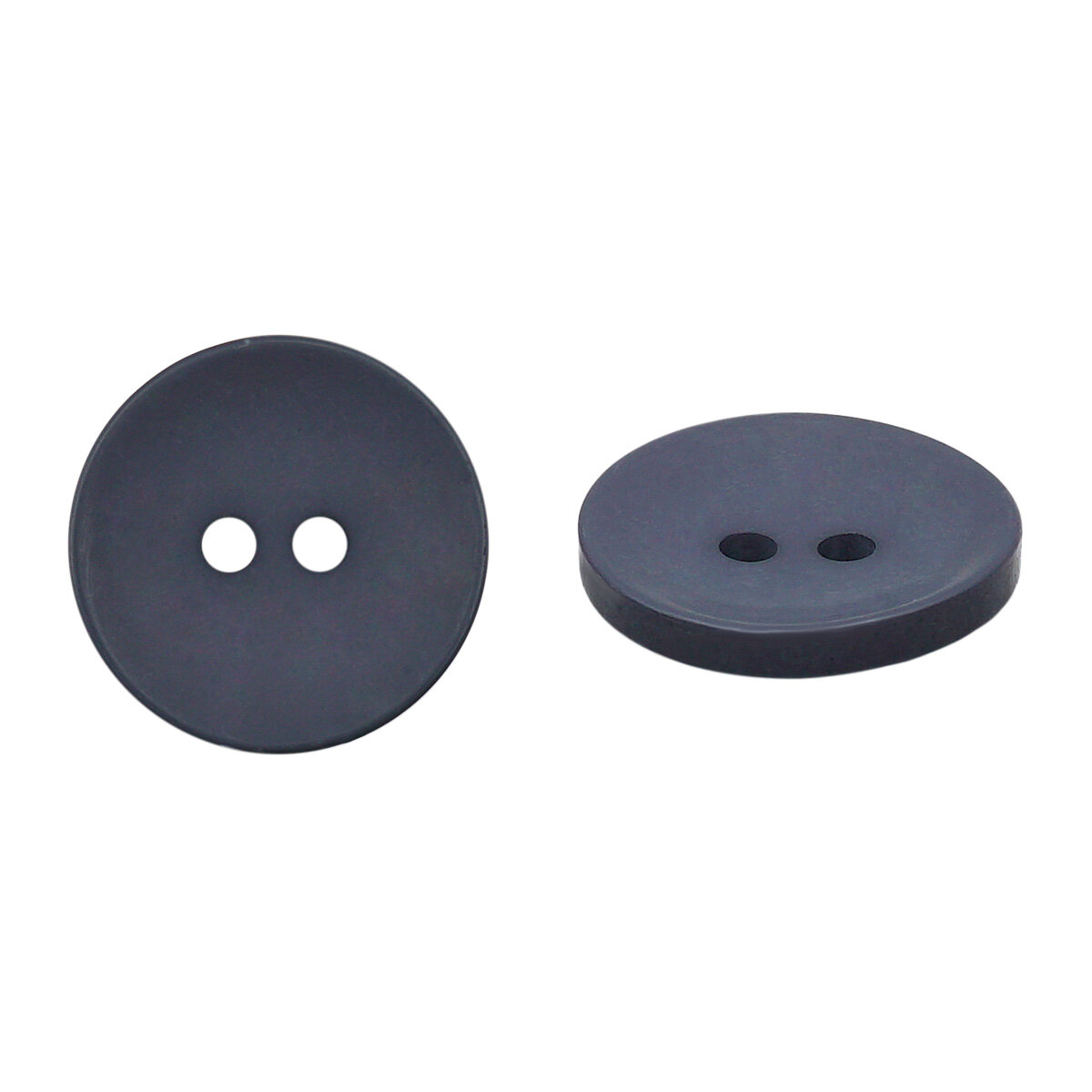 Пуговицы костюмные 32L (20 мм), 36 шт, 2 прокола, пластиковые, Айрис (серый 2)