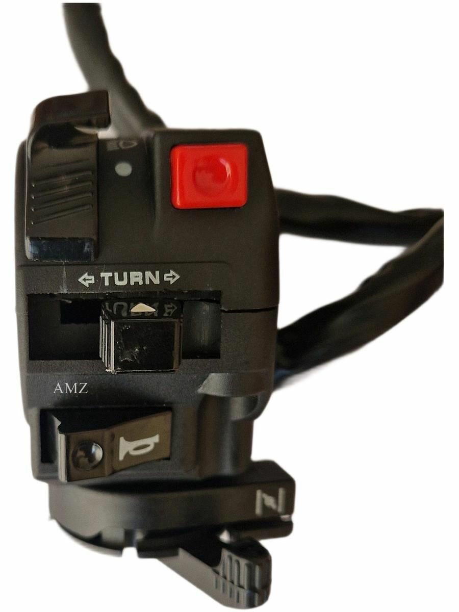 Блок переключателей (пульт) левый с кнопкой старт и подсосом мотоцикла