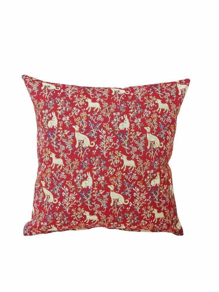 Наволочка гобеленовая Le Gobelin Средневековье 45х45 см односторонняя