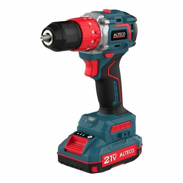 Бесщеточная аккумуляторная ударная дрель шуруповёрт ALTECO CID 21-60 BL (82043)