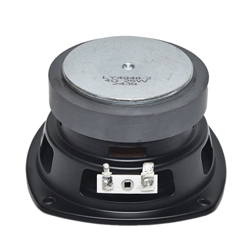 4-дюймовый Изогнутый Рупор динамика с Резиновыми Краями и Водонепроницаемыми Басами IPX7 25 Ядер 4 Ом 25 Ватт для Мультимедийного Использования