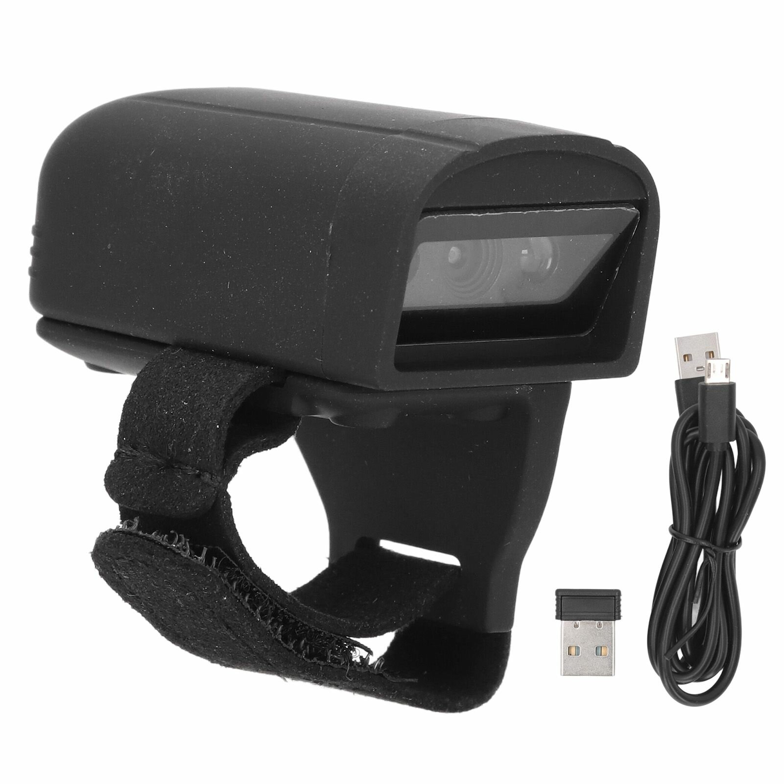 1D 2D кольцевой сканер штрих-кода 2,4G беспроводной Bluetooth CCD красный светодиодный инструмент для сканирования штрих-кода встроенный аккумулятор